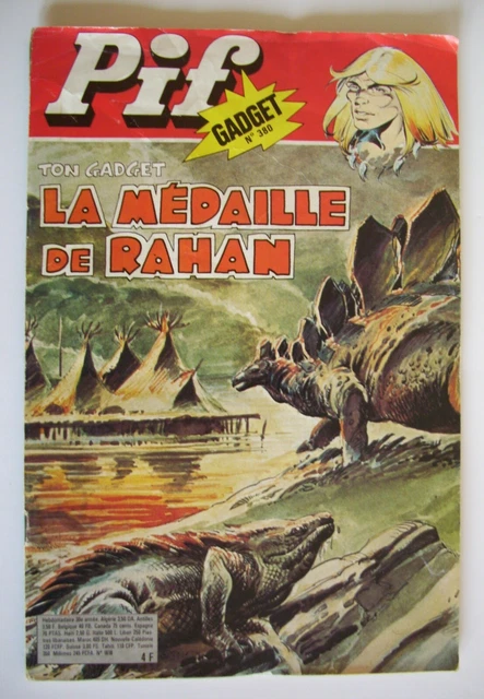 PIF GADGET N° 380 + la médaille de rahan EUR 49,99 - PicClick FR
