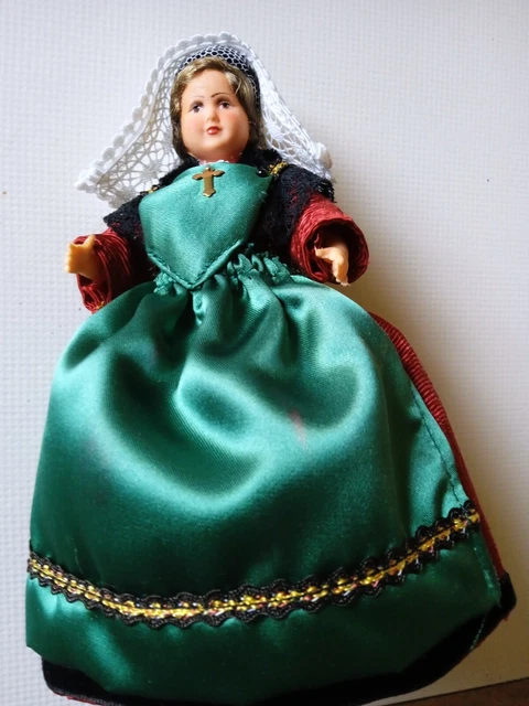 POUPEE LE MINOR Petit Collin folklorique ancienne GWENOLA La Baule EUR ...
