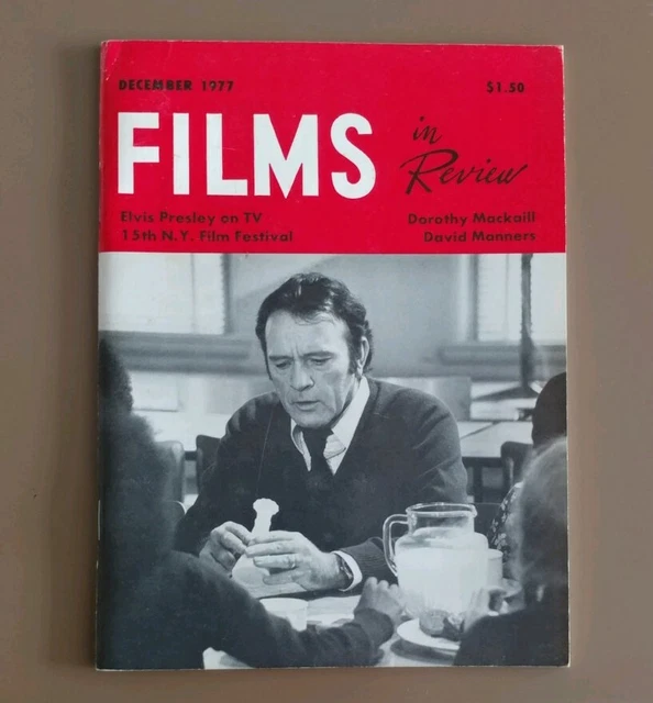 FILMS IN REVIEW Movie Magazine Dec. 1977 Richard Burton Cover £7.95 ...