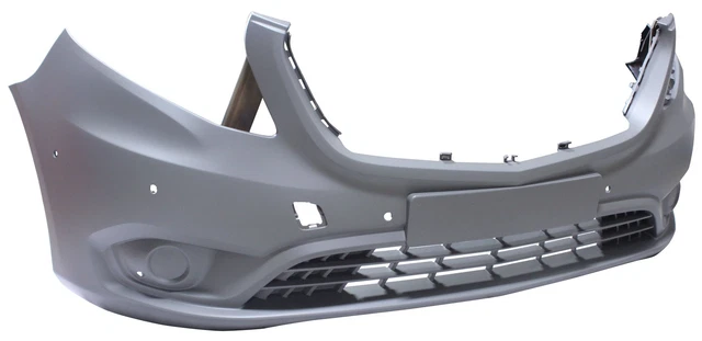 MERCEDES-BENZ VITO FRONT Bumper Primed WPDC & APA No Fog Lamp Holes ...