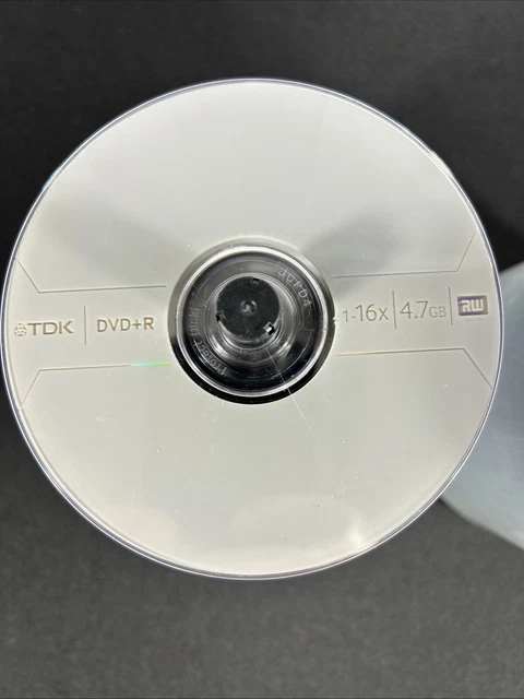 TDK DVD + R Recordable 1-16x 4.7GB 120 Min 98 Disc Pack Spindle Open ...
