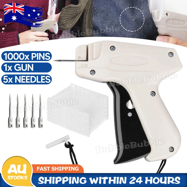 CLOTHES GARMENT PRICE Label Machine Tagging Tags Gun +1000 Barbs 5 ...