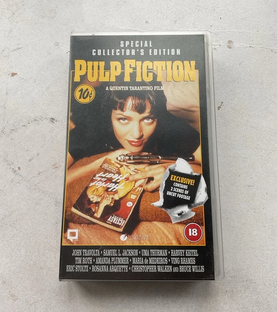 PULP FICTION SPECIAL Collector's Edition VHS PAL 1995 English Miramax ...