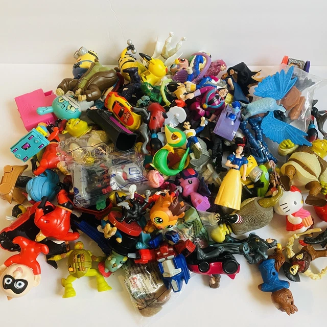 MCDONALDS HAPPY MEAL Toys Burger King Wendys Action Figures Mix Lot of ...