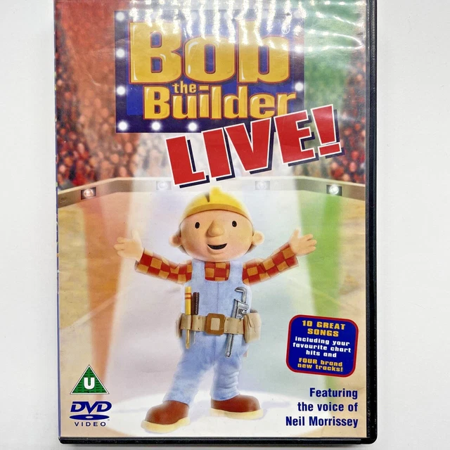 BOB THE BUILDER Live DVD Region 2 2002 Kids TV Animation Pantomime £2. ...