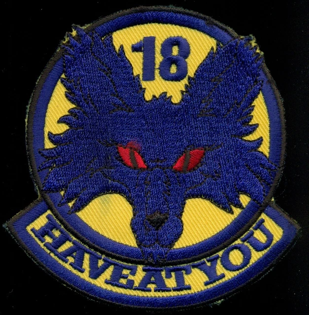 USAF 18TH FIGHTER Squadron Patch K-5 EUR 11,17 - PicClick FR