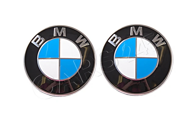 GENUINE BMW X3 M X5 X6 Z4 F95 F96 F97 G01 G05 G06 2x Plaque 82MM ...