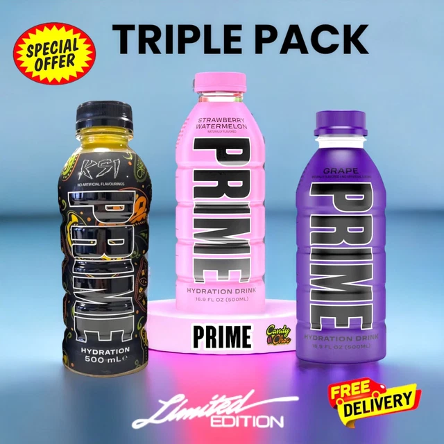 PRIME HYDRATION DRINK by Logan Paul & KSI ALL FLAVOURS USA IMPORT EUR ... PRIME HYDRATION DRINK by Logan Paul & KSI ALL FLAVOURS USA IMPORT EUR ...