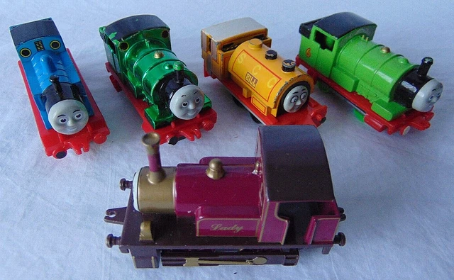 VINTAGE ERTL THOMAS Tank Engine Friends Thomas Lady Bill Percy & Percy ...