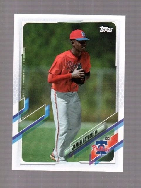 CARTE DE BASEBALL 2021 Topps Pro Debut JAMARI BAYLOR PD-149 GCL ...