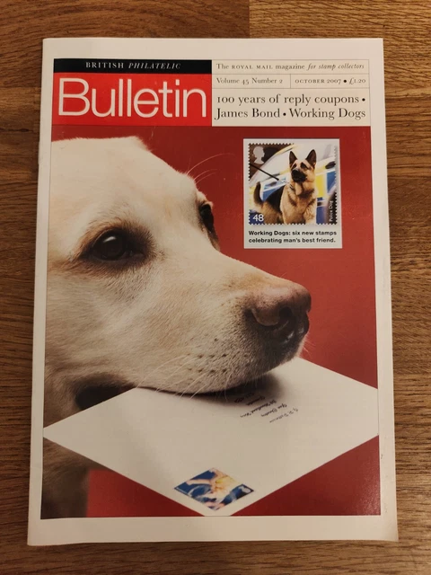 MAGAZINE - BRITISH Royal Mail Philatelic Stamp Bulletin October 2007 £2 ...