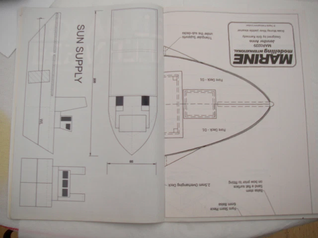 MARINE MODELLING INT. plan of Jennifer Anne semi scale + mag April 2007 ...