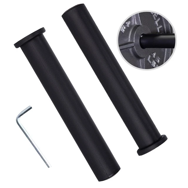 QUICK AND SECURE Weight Plate Conversion 1 to 2 Barbell Bar Adapter ...