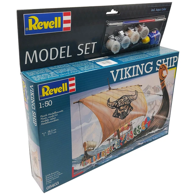 REVELL VIKING SHIP Model Kit Set Scale 1/50 £30.99 - PicClick UK
