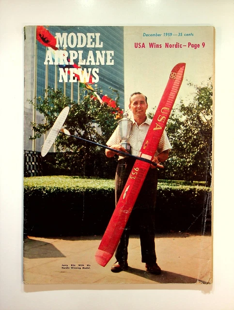 MODEL AIRPLANE NEWS Magazine Vol. 61 #6 GD 1959 Low Grade £2.36 ...