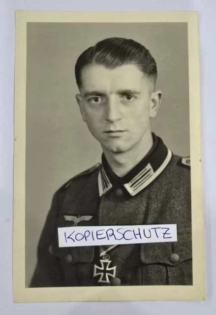 FOTO WEHRMACHT 2.WK Studio Soldat Orden Ek2 Uniform Militär ww2 EUR 6 ...