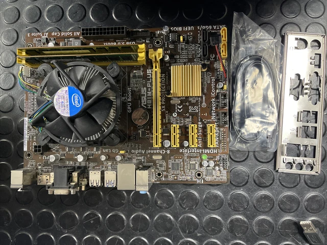 ASUS H81M-PLUS MOTHERBOARD Bundle Intel H81 DDR3 Micro ATX - i5-4460 ...