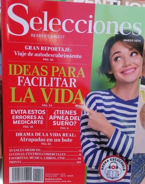 NEW SELECCIONES READER'S Digest Mexican Magazine March 2025 £11.87 ...