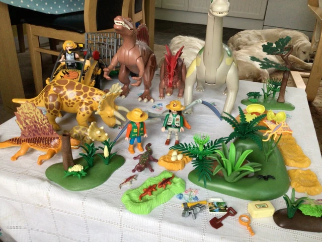PLAYMOBIL DINOSAUR BUNDLE. Brachiosaurus, Spinosaurus, Stegosaurus EUR ...