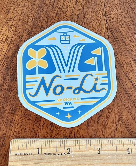 NO-LI BREWERY BEER STICKER Spokane Washington Brew Craft Brewing Noli ...