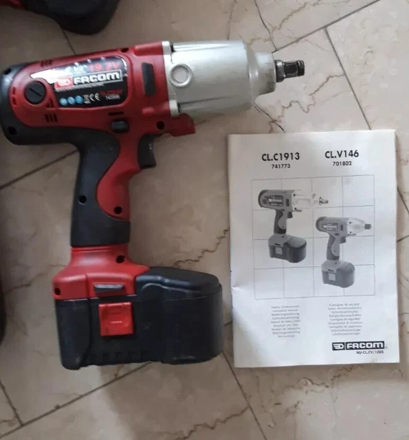 CLÉ A CHOC boulonneuse facom 19,2 v cl.c1913 EUR 300,00 - PicClick FR