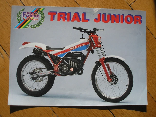 FANTIC ENGINE TRIAL Junior Technical Sheet Sales Brochure £13.66 ...
