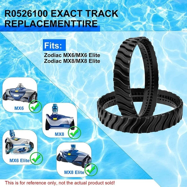 BARACUDA R0526100 CLEAN Tires Pool Cleaner Supplies Tracks Tyres Wheel ...