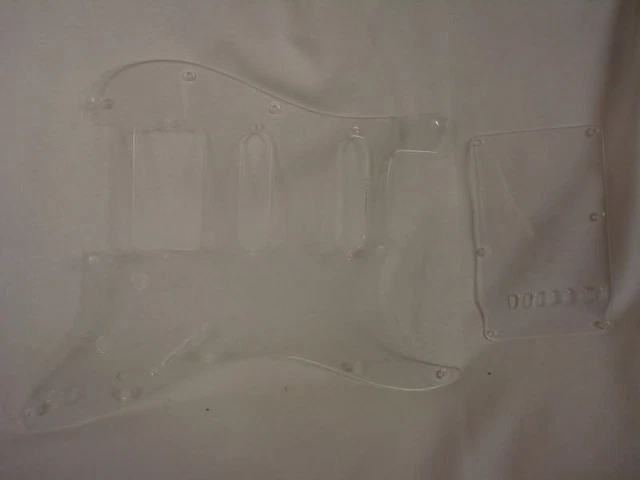 ENSEMBLE DE PICKGUARD transparent Strat Strat Stratocaster Fender HSS ...