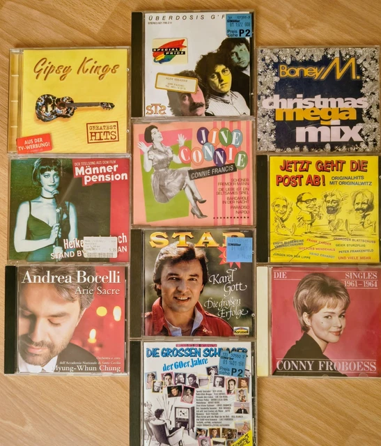 SCHLAGER OLDIES KAREL Gott, Bocelli, STS, Sampler, Gipsy Kings, Boney M ...