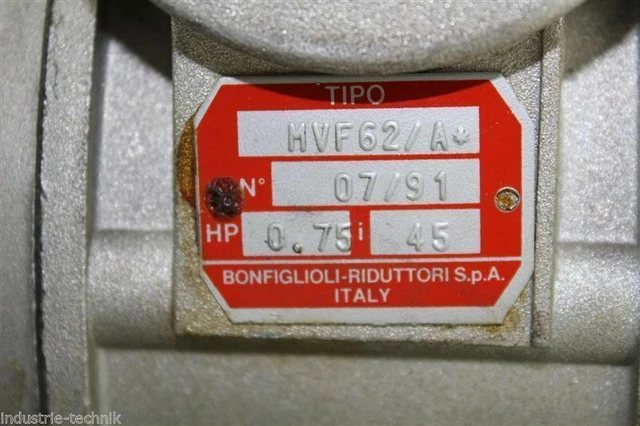 BONFIGLIOLI MVF 62/A Ingranaggio a Vite I=45 Cambio Motoriduttore EUR ...