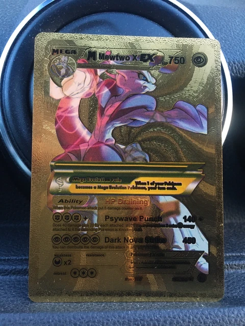 CARTE POKEMON GOLD Or - Mewtwo Ex - HP750 - Anglais - 159/300 EUR 4,99 ...