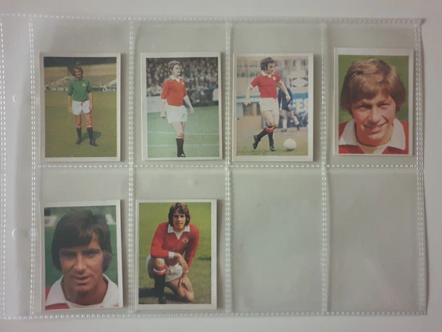 PANINI TOP SELLERS FOOTBALL 76 STICKER MANCHESTER MAN UNITED UNUSED x 6 ...