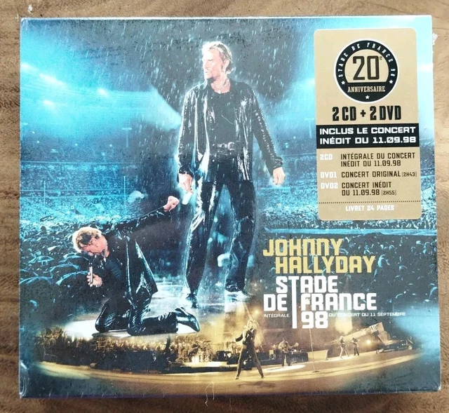 JOHNNY HALLYDAY STADE De France 1998 20Ème Anniversaire - Neuf - Sous ...