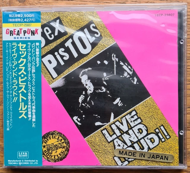 Sex Pistols Andlive And Loud Original Link Album Sid Vicious Johnny Rotten 2867