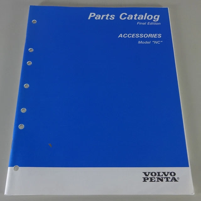 PARTS CATALOG / Spare Parts List Volvo Penta Accessories Model "NC ...