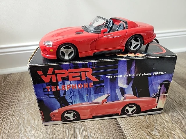 VINTAGE VIPER TV SHOW CORDED TELEPHONE Telemania Dodge Viper Phone - In ...