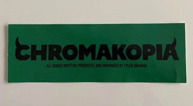 CHROMAKOPIA VINYL STICKER Tyler, The Creator Golf Wang Hip Hop Rap ...