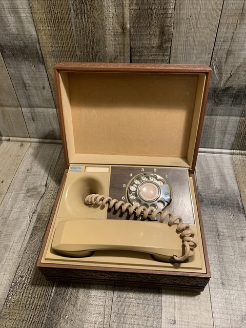 VINTAGE DECO-TEL BOXED Rotary Executive Desk Phone Mid-Century £43.94 ...
