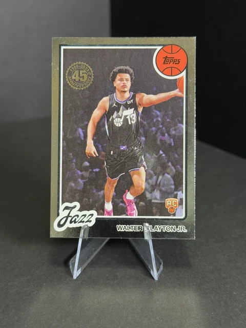 2025-26 TOPPS - WALTER CLAYTON JR. RC 45th Anniversary - #80BK-64 UTAH ...