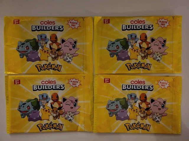COLES POKEMON BUILDERS Figures Collect cards 2024 $1.79 - PicClick AU