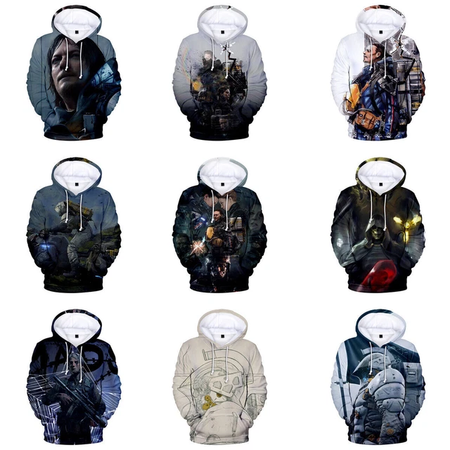 DEATH STRANDING 3D Hoodies Cosplay Sam Bridges Sweatshirts Jackets ...