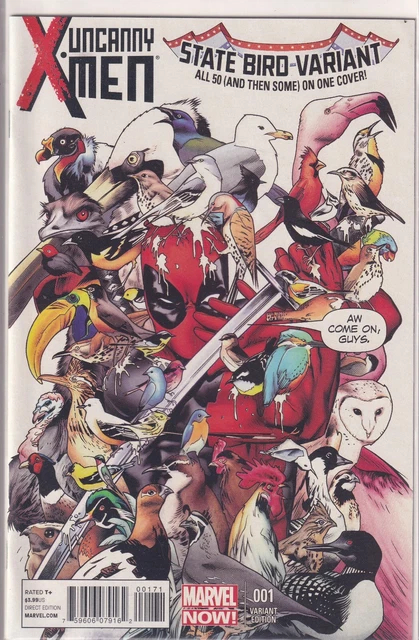 UNCANNY X MEN 1 - State Bird Variant - Marvel Comics Now Series EUR 6 ...