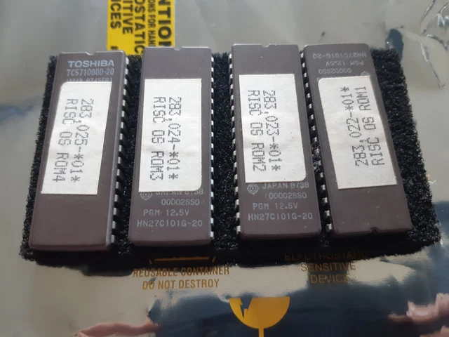RISC OS EPROMS from an Acorn Archimedes - set of 4 £1.75 - PicClick UK
