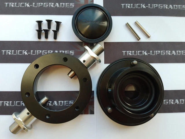 LAND ROVER DEFENDER 90, 110 OPTIMILL Quick Release 48 Spline Steering ...