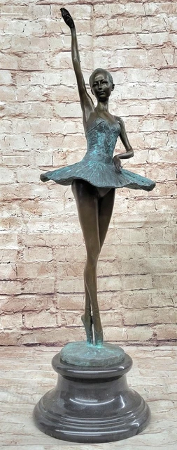 ORIGINAL MIGUEL LOPEZ Connu Comme Milo Ballerine Danseuse Grand Bronze ...