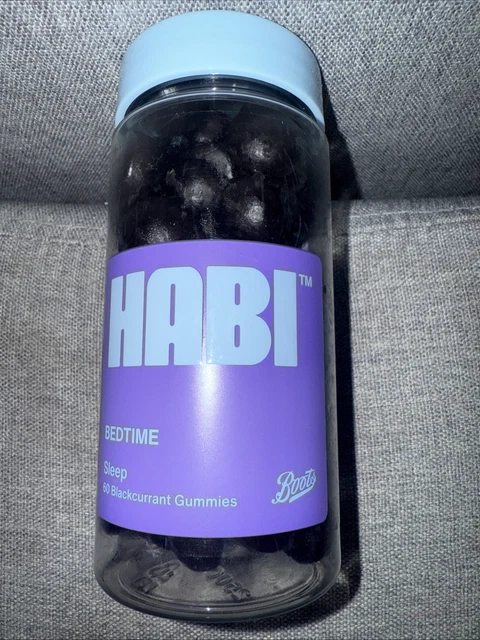 BOOTS HABI BEDTIME Sleep Gummies, Blackcurrant Flavour, 60 Count £5.97 ...