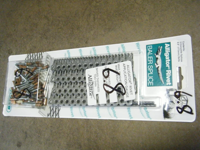 Round Baler Belt Lace Rivet Flexco Alligator ARJ7/175 Rivet Lace - 7 ...