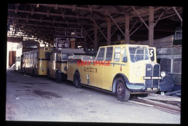 PHOTO YELLW Buses Aec Single Deck Open Top Bus No 48 Reg Hkl 819 £1.85 ...