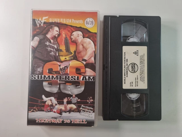 WWF WWE WRESTLING SUMMERSLAM Highway To Hell VHS Video Tape 1998 Silver Vision £4.99 - PicClick UK