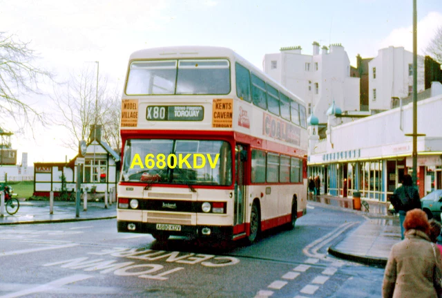 BUS SLIDE ORIGINAL A680KDV-Devon General-1804-Leyland ONLXB1R-ECW-Jan ...